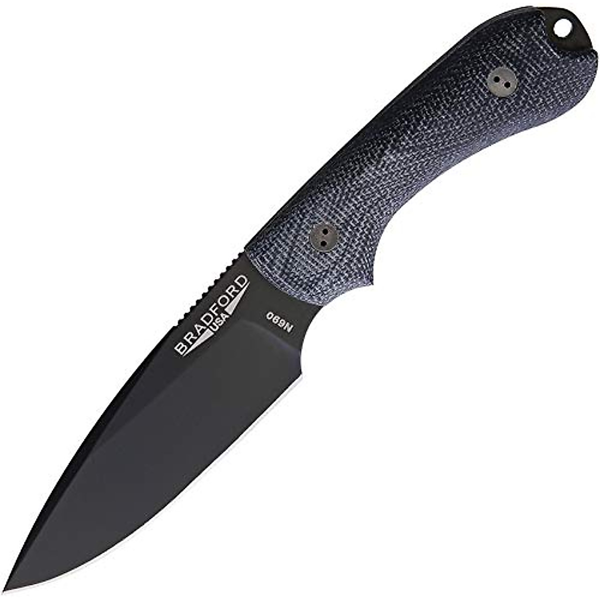 Bradford Knives Guardian 3D Black DLC BRAD3FE101B