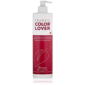 Framesi Color Lover Moisture Rich Masque, 16.9 fl.oz, Sulfate Free Hair Mask for Color Treated Hair