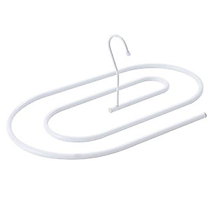 Garneck Metal Clothes Hanger Spiral Shaped Drying Rack Laundry Stand Hanger Rotating Hangers Quilt Coverlet Blanket Clothes Rack Space-Saving Rack Folding Clothes Rack