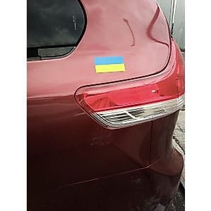 Ukraine Flag Magnet - for Car and Refrigerator - 3.5" x 2" - Authentic Ukrainian Flag Colors