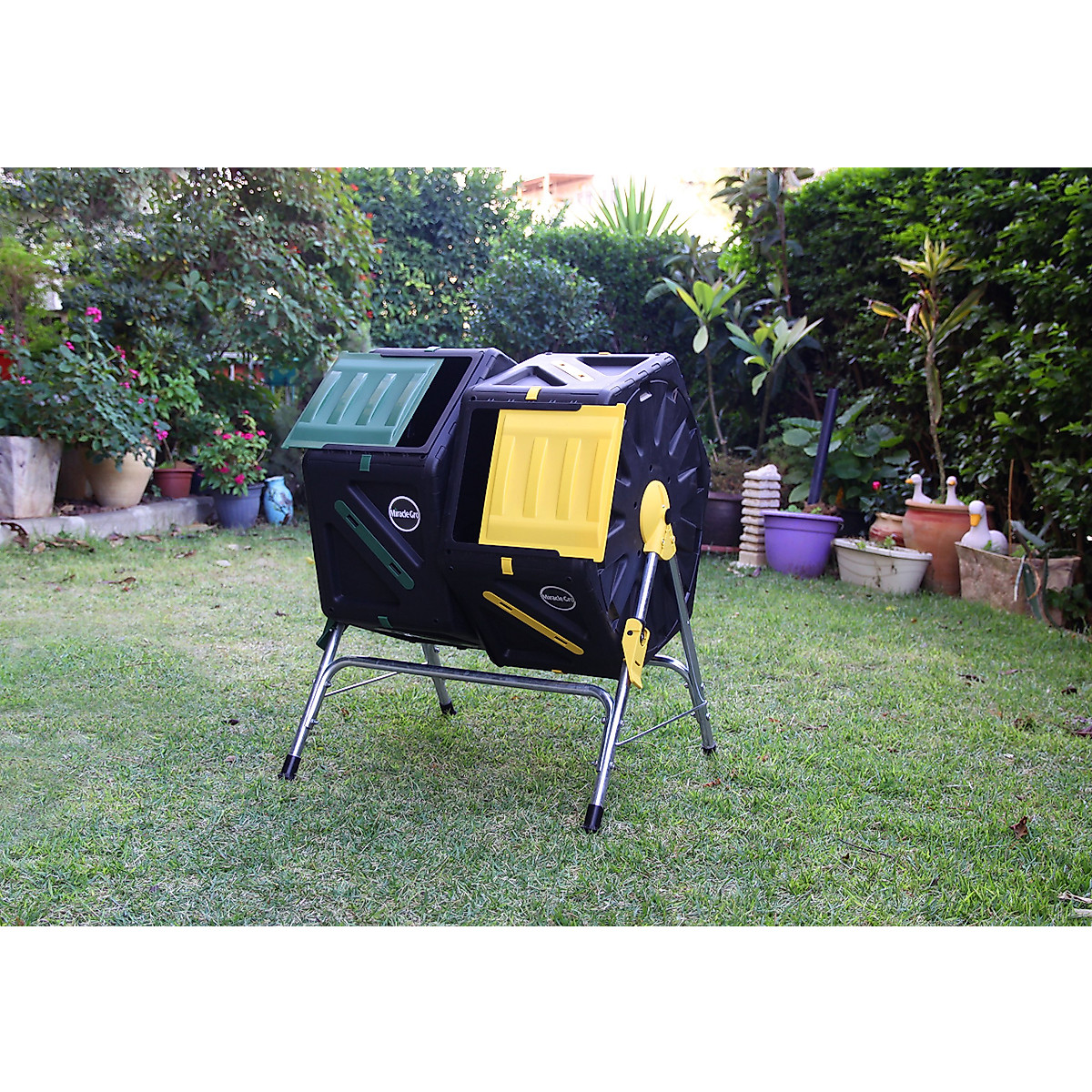 Miracle-Gro DC140 Dual Chamber Tumbling Composter