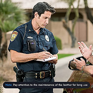 BOBLOV Body Camera Magnet Mount, Support 45° Angle Adjustable for Body Camera, 6 Strong Magnets, Universal Magnetic Suction Clip for All model Body Cameras, Make from Durable Leather, Stick to Clothes