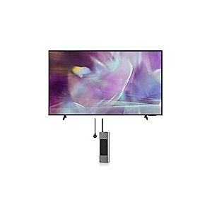 SAMSUNG QN32Q60AA 32" QLED Quantum HDR 4K Smart TV with an Austere 5S-PS8-US1 V-Series 8-Outlet Power w/Omniport USB (2021)