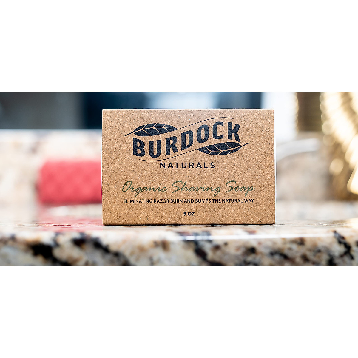 Burdock Naturals Organic Shaving Soap - All natural Shaving cream for razor burn and bumps