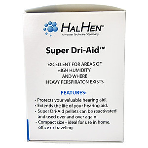 Hal-Hen Super Dri Aid Hearing Aid Dehumidifier - Single Dryer