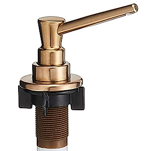 Delta Faucet RP1001CZ Soap/Lotion Dispenser with 13oz bottle with funnel, Champagne Bronze,2-3/4 inches