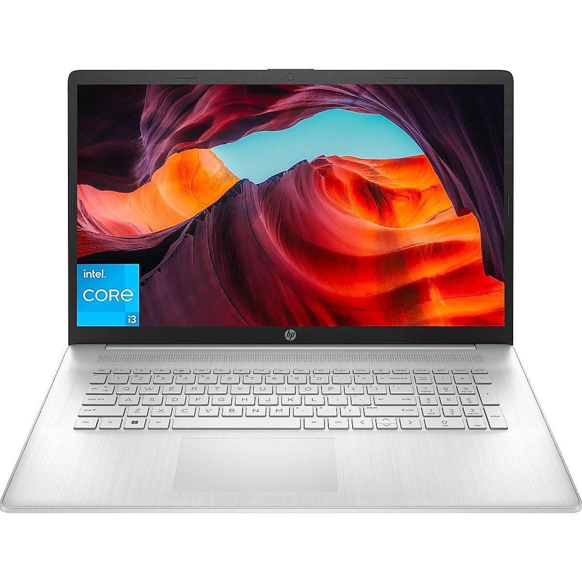 HP 2023 Newest Laptop, 17.3 Inch Display, Intel Core i3-1125G4 Processor, 32GB RAM, 2TB SSD, Intel UHD Graphics, WiFi, Bluetooth, USB-A&C, Fast Charge, Camera, Windows 11 Home in S Mode
