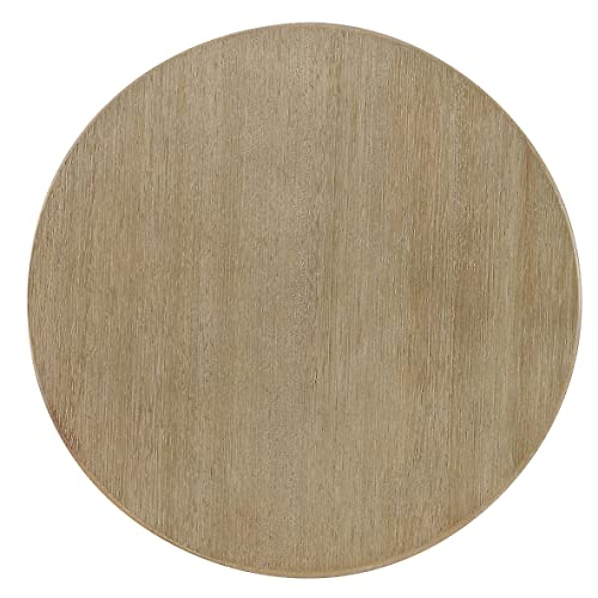 Linon Zeke Grey Wash 29" Barstool with Round Seat