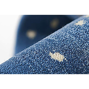 Erin Gates by Momeni Woodland Antelope Denim Hand Tufted Wool Area Rug 2' X 3'