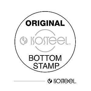 Isosteel VA-9568 Bottle Cooler Double-Layered 18/8 Stainless Steel with Matt Brushed Surface