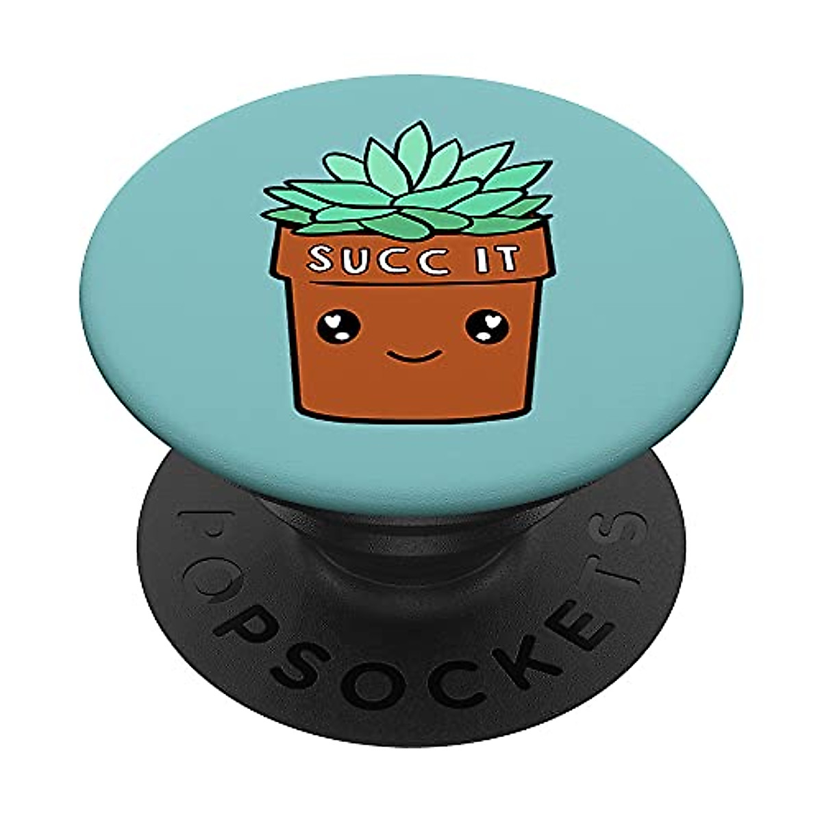 Succ It - Cute Succulent Plant Lovers Pun Gardening Theme PopSockets PopGrip: Swappable Grip for Phones & Tablets