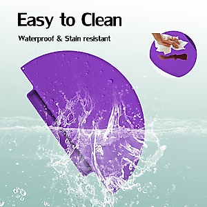 Silicone Baby Placemats, Food Catching Placemats for Kids Baby Toddlers, Toddler Placemat for Dining Table,2Pack,Blue/Purple