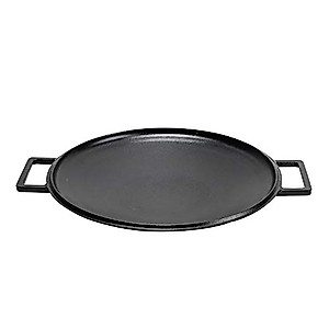 MOOSSE Premium Korean BBQ Grill Pan, Chosun Griddle, Enameled Cast Iron Grill for Induction Cooktop, Stove, Oven, No Seasoning Required, 13”