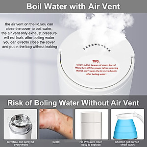 Travel electric kettle, 380ml Small Portable Electric Kettle with 4 Variable Temp Preset, 304 Stainless Steel Mini Electric Coffee Tea Kettle with Auto Shut Off & Boil Dry Protection Water Boiler