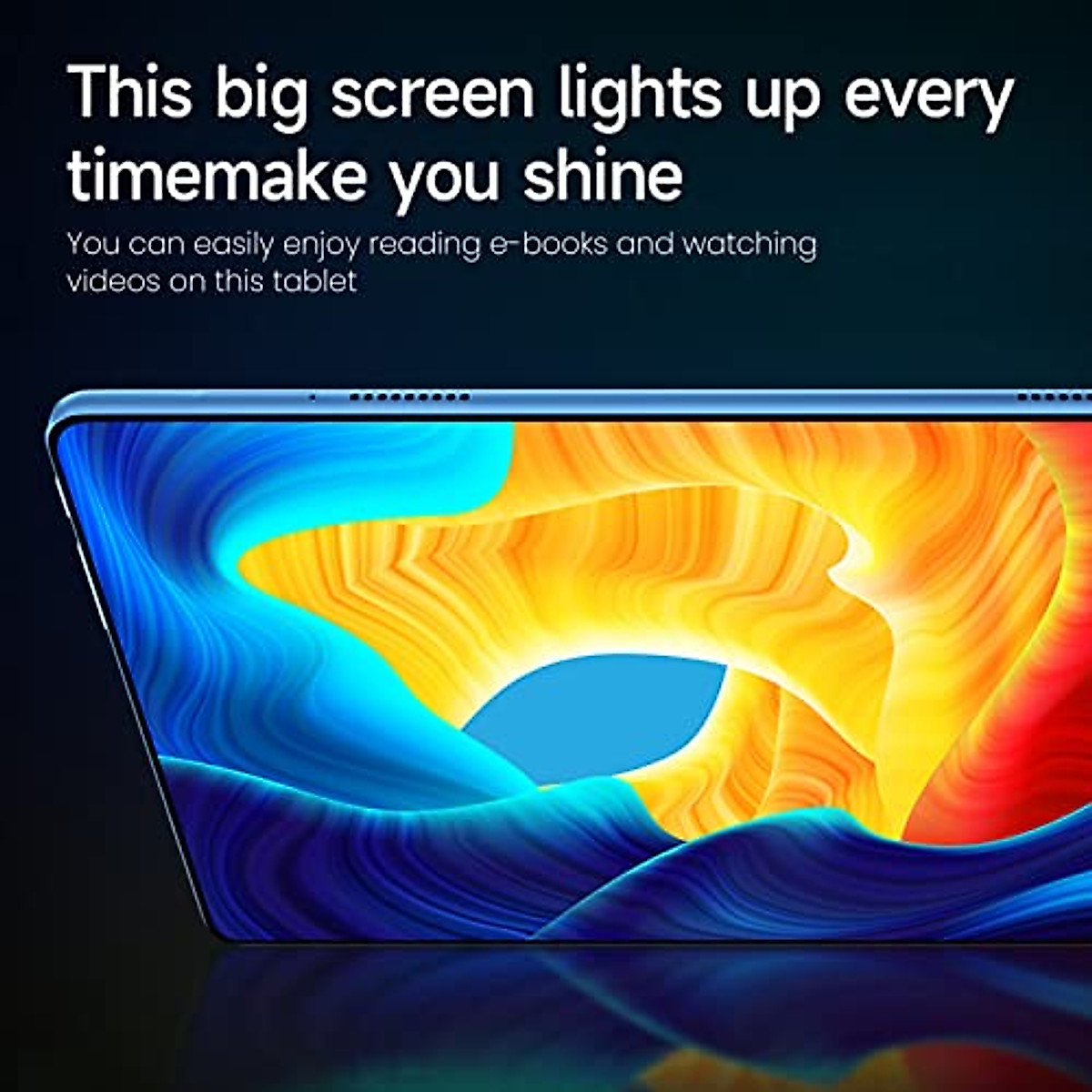 Garsentx 10 Inch Tablet, 6 GB RAM, 256 GB Storage, 1920 X 1200 IPS HD IPS Display, Octa Core Processor, 13 MP Camera, 4G Network Calling 5G WiFi Tablet PC, Bluetooth USB Type C GPS