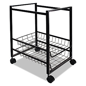 Advantus Mobile File Cart with Sliding Baskets