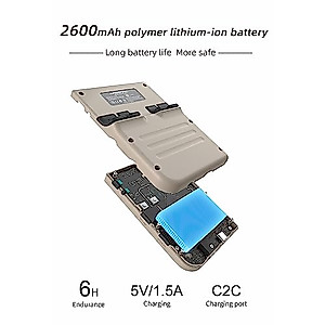 RG35XX Linux Handheld and Garlic Handheld Game Console 3.5'' IPS Screen, 35xx with a 64G Card Pre-Loaded 6900 Games, RG35X Supports HDMI and TV Output 2600mAh Battery with Bag RG35XX(RG35XX-Grey)