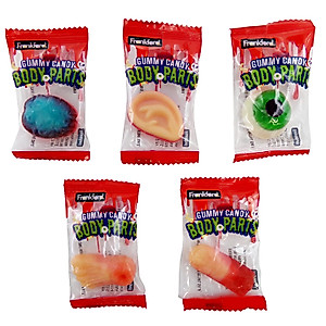 Frankford Halloween Gummy Candy Body Parts (50 Count)