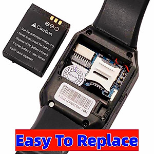 Rechargeable Li-ion polymer battery 380mAh 3.7V For DZ09 Smart Watch
