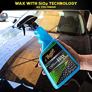 Meguiar's Hybrid Ceramic Spray Wax - SiO2 Hybrid Technology in an Easy-to-Use Spray Application That Delivers Long-Lasting Protection - 32 Oz