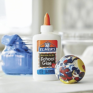 Elmers Liquid School Glue VLLVvz, Washable, 4 Ounces, 2 Count
