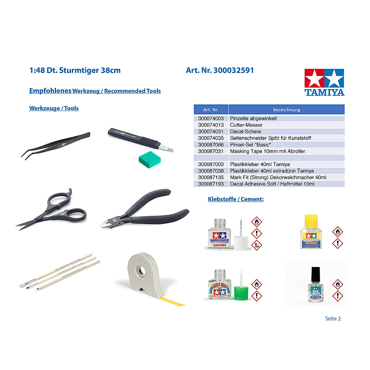 Tamiya Sturmtiger Hobby Model Kit