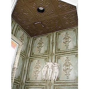 A la Maison Ceilings R159 Cockatoos Foam Glue-up Ceiling Tile (256 sq. ft./Case), Pack of 96, Plain White