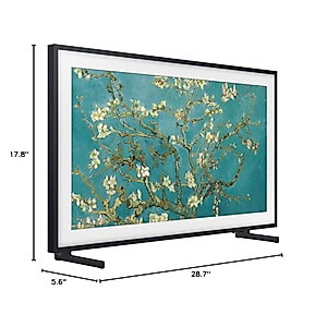 SAMSUNG QN32LS03CBFXZA 32 inch The Frame QLED HDR 4K Smart TV 2023 (Renewed) Bundle with 2 YR CPS Enhanced Protection Pack