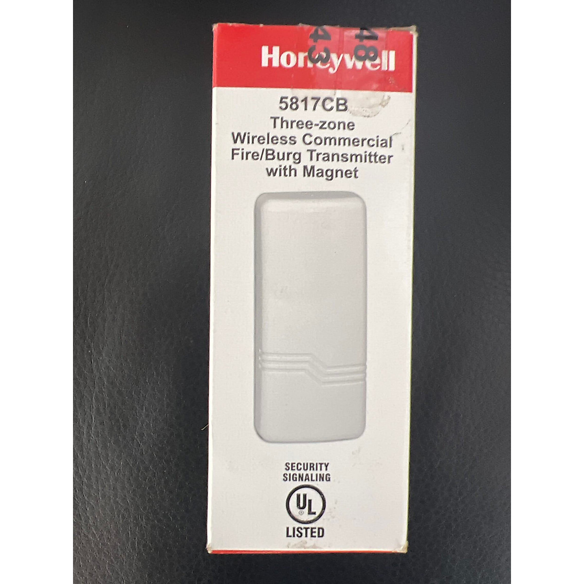 Honeywell 5817CBXT Three-Zone Wireless Commercial Fire/Burg Transmitter with Magnet