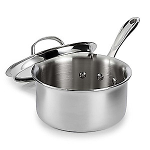Calphalon 10 Piece Tri-Ply Cookware Set, Medium, Stainless Steel