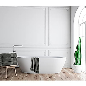 Oakias Grey Bath Towels – 4 Pack – 27 x 54 Inches – Highly Absorbent, 600 GSM Fluffy & Soft Luxury Bath Sheets