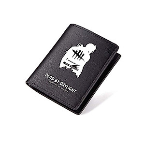 Game Printing Men PU Leather Wallet Passport ID Card Holder (#6 Dead by daylight)