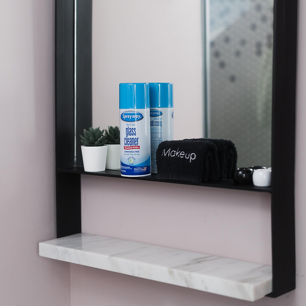 Sprayway Ammonia-Free Glass Cleaner, Foaming Action - Streakless Shine, 1 Count (New & old versions are shipped randomly)