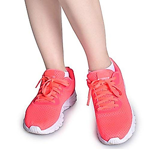 SIONCY Women's Low Cut Socks,6 Pairs Cotton Ankle Socks for Women,White Non Slip Cushioned Athletic Short Sock (White)