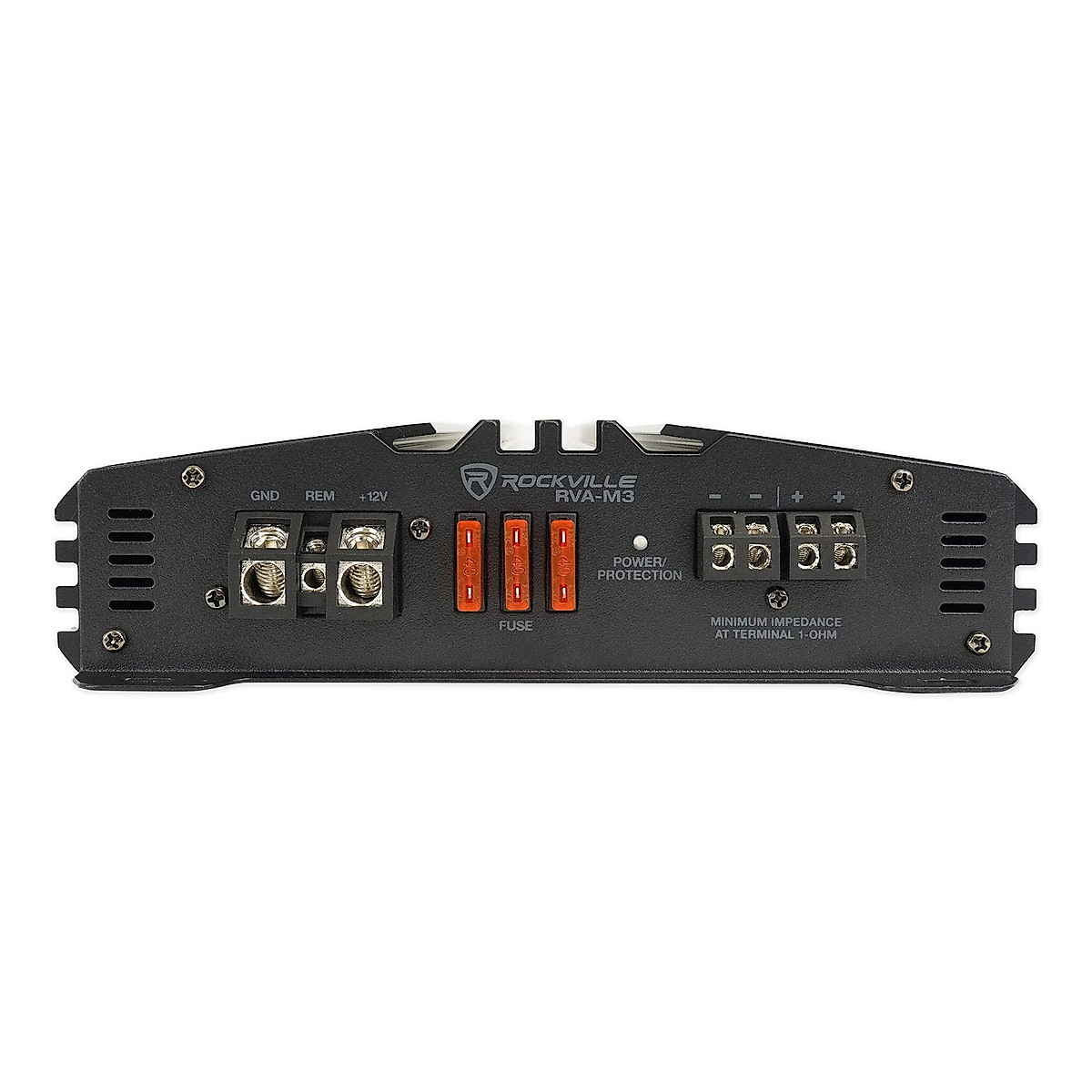 Rockville RVA-M3 4000w Peak/1000w CEA RMS @ 1 Ohm Amplifier Mono Car Amp+Remote