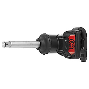 Chicago Pneumatic CP7783-6 Air Impact Wrench (1 Inch), 6 Inch Ext. Anvil, Air Gun Industrial Repair & Assembly Tool, D-Handle, Pinless Rocking Dog, Max Torque Output 1770 ft. lbf/2400 Nm, 2400 RPM