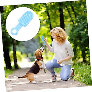 POPETPOP Pet Teething Toys Pet Toy Puppy Chew Toys Pet Dog Molar Toy Dog Toothbrush Stick Toy Dog Dental Clean Toy Teething Toys for Puppies Interactive Dog Toy Dental Stick Christmas TPR