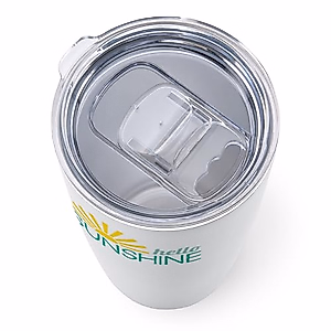CafePress Hello Sunshine Travel Mug 20 oz. Insulated Stainless Steel Coffee Tumbler
