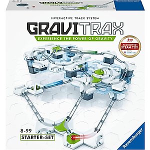 Ravensburger Gravitrax Starter Set Marble Run | STEAM Accredited Toy | Ideal for Kids Age 8 & Up | Perfect for Endless Indoor Family Activity | Ranked No.1 Marble Run System in the U.S.