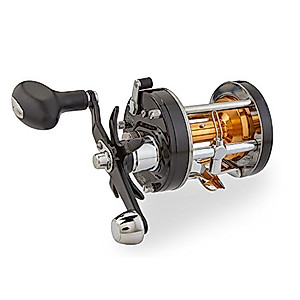 Abu Garcia Ambassadeur CS Conventional Reel, Size 7000 (1324530), 2 Stainless Steel Ball Bearings + 1 Roller Bearing, Carbon Fiber Star Drag, Max of 20lb | 9.0kg,Black
