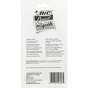 BIC Xtra-Sparkle Mechanical Pencil, Medium Point (0.7mm), Fun Design With Colorful Barrel, 15-Count