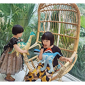 KATAKA 6 Pack Dinosaur Inflatable Toy Includes air Pump Party Decorations Pool Floating Toy Dinosaur Collection Birthday Party Gifts for Children and Adults