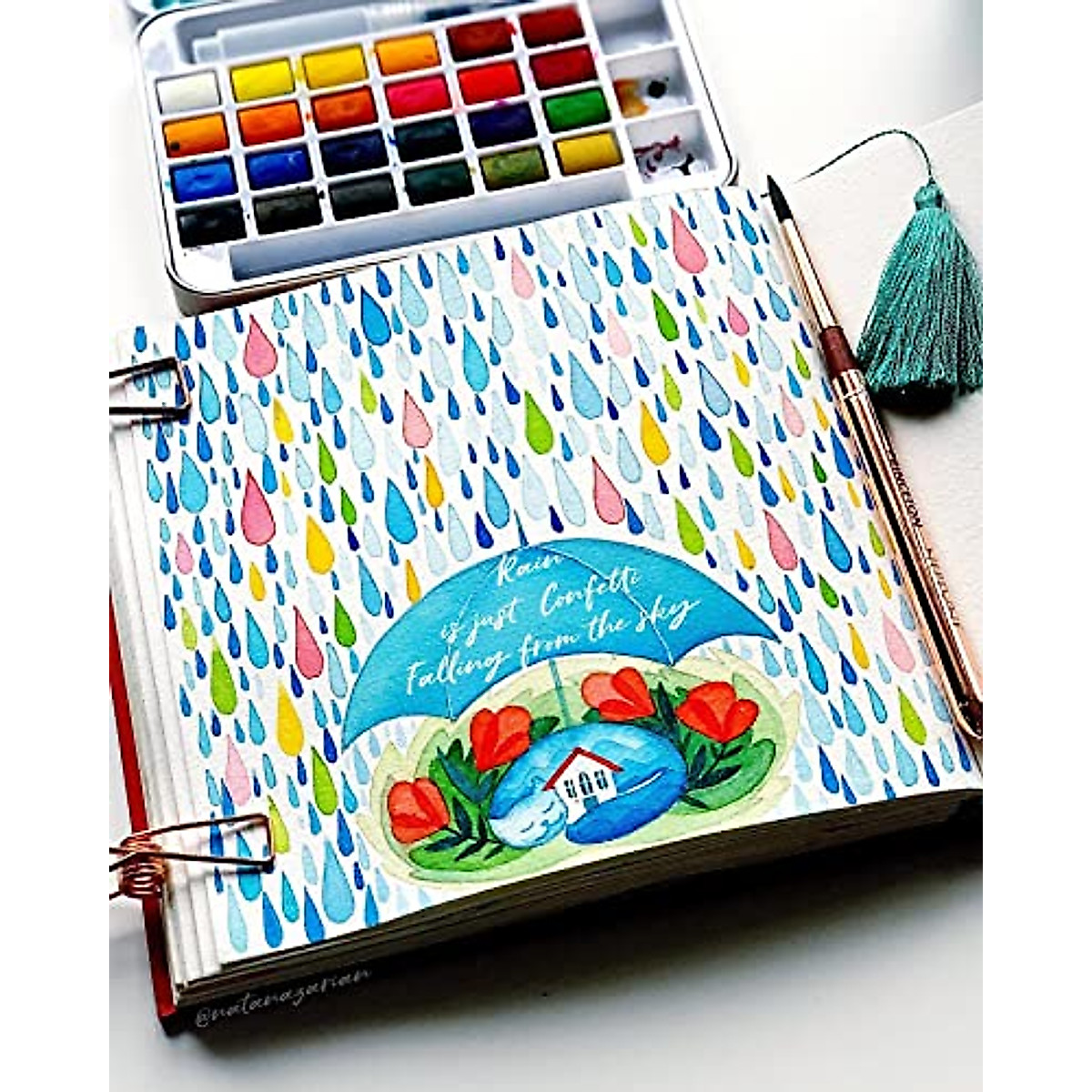 PRIMA MARKETING INC CONFETTI WATERCOLOR, 0, 26 Piece Set