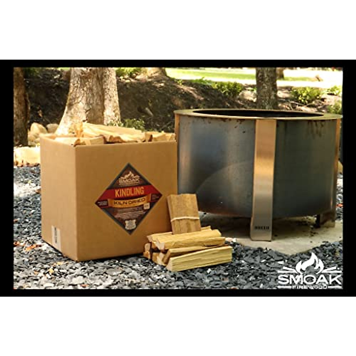 Smoak Firewood’s Pine (SOFTWOOD) Firestarter & Kindling/USDA Certified can be Used for Wood Stoves, Campfires, Fireplaces, Bonfires, Pizza Ovens, Grills or Smokers. Makes Starting Any fire Easy!