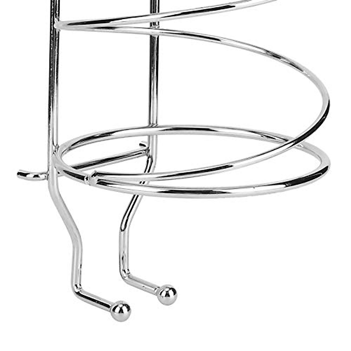 Natudeco Hair Dryer Holder Lift-Free stabilizer Spiral Suction Cups Clothes Rack Bathroom Storage Strong Load-Bearing Capacity for Curling Irons Shears Combs