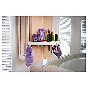 TAUFAOD New Triple Corner Shelf,Storage Holder,Bathroom Snap Up Corner Shelf Rack Triangle Grip Wall Mount Holder for Kitchen Toilet Strong Suction Wall Mount Shelf Storage Basket (No Drilling)