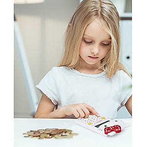 Cute calculator,5.9 * 2.6in,Powered by batteries(Included) 8 Digit with LCD Display,kids calculator,calculator for school,mini calculator,cartoon calculator,Handheld calculator,kawaii calculator