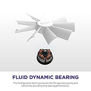 NZXT F140 RGB Duo - 140mm Dual-Sided RGB Fan – 20 Individually Addressable LEDs – Balanced Airflow and Static Pressure – Fluid Dynamic Bearing – PWM Control – Anti-Vibration Rubber Corners – White