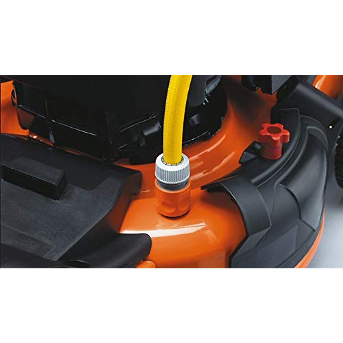 DEALENVY- Quick Connect Lawn Mower Deck Wash Port Hose Adapter/Attachment - Compatible with Part Numbers: TS350, 921 04041, 416405, GX22425 Many More (2, Red)
