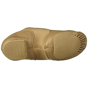 Capezio Women's E-Series Jazz Slip On Shoe, Caramel, 11